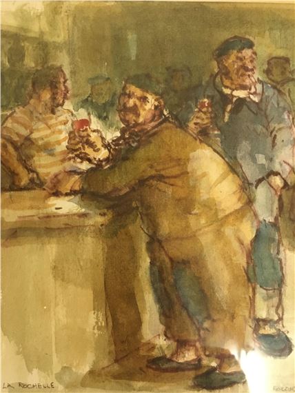 Roland Batchelor | Sailor's bar La Rochelle | MutualArt