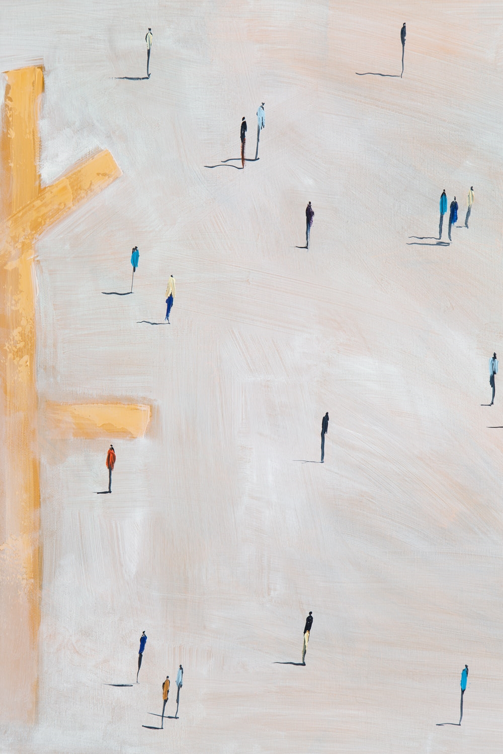 Filip Łoziński | Long Composition With People (2022) | MutualArt