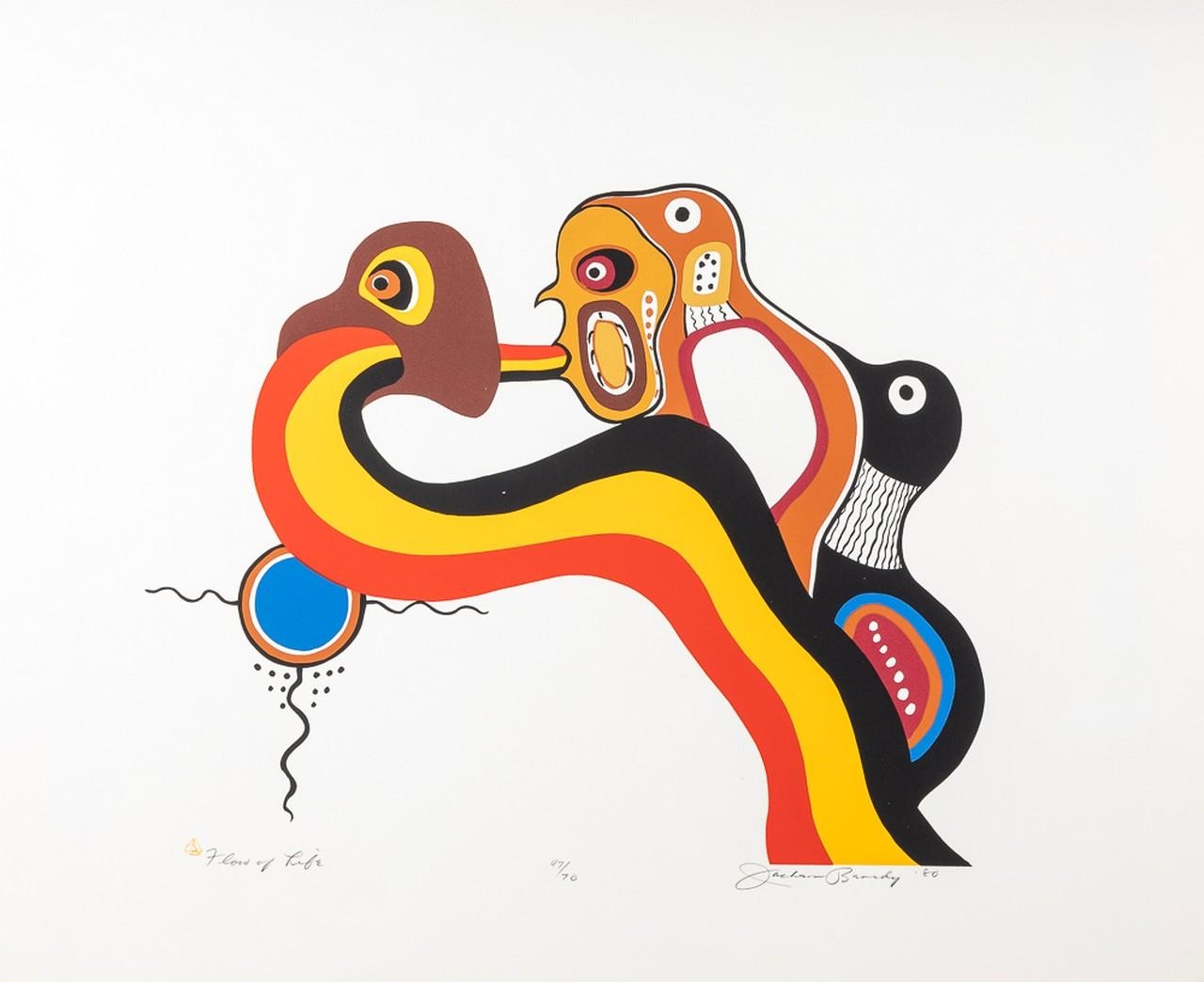 Jackson Beardy | Flow of Life (80) | MutualArt