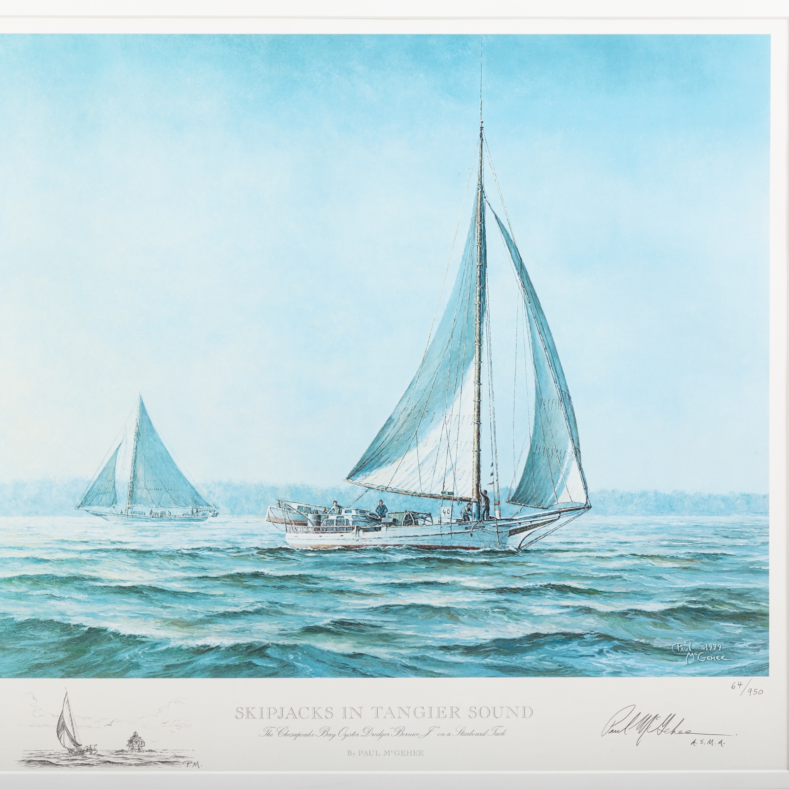 Paul McGehee | Skipjacks in Tangier Sound | MutualArt