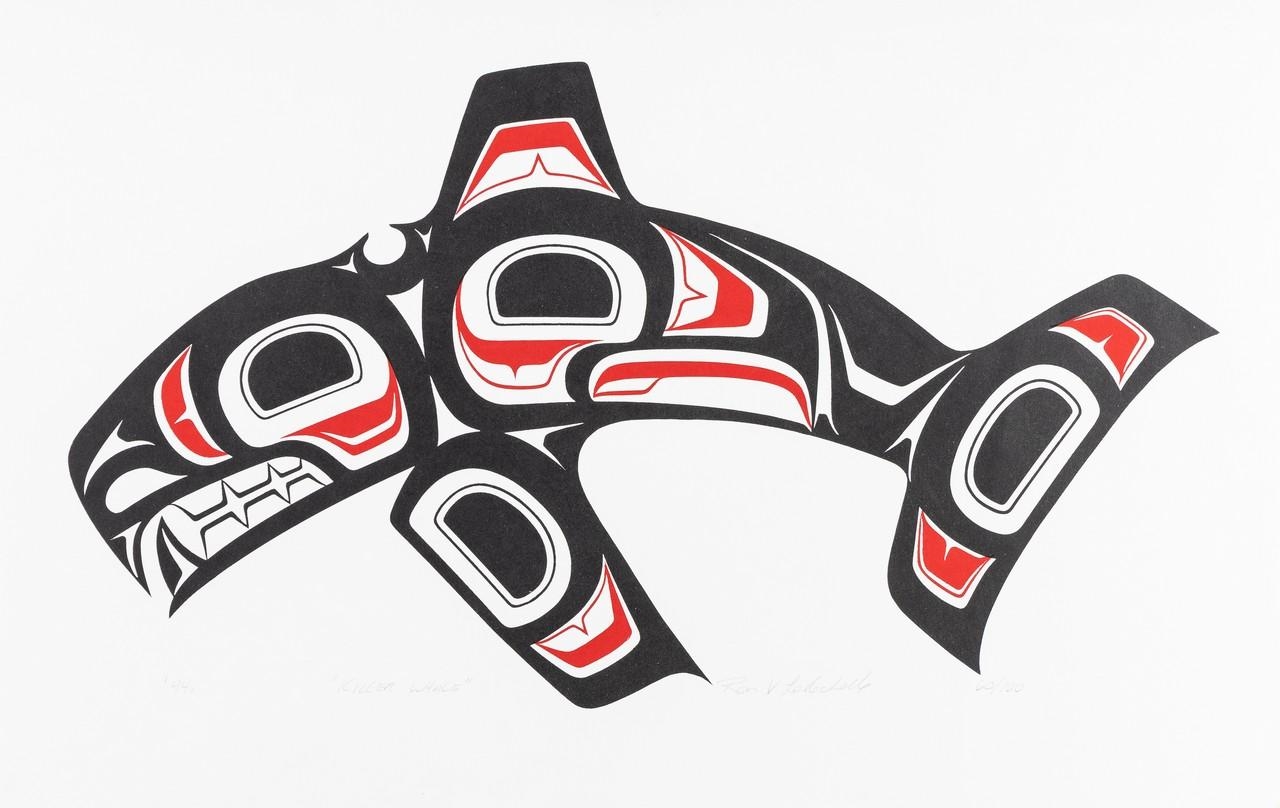 Pacific Northwest Native American Art Whale