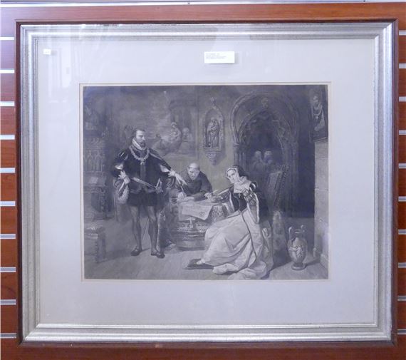 Charles Kennedy Burt | Antique Charles Burt European Engraving- 29x34 ...