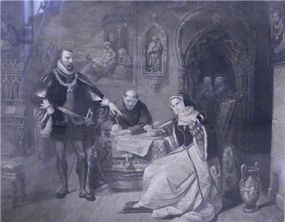 Charles Kennedy Burt | Antique Charles Burt European Engraving- 29x34 ...