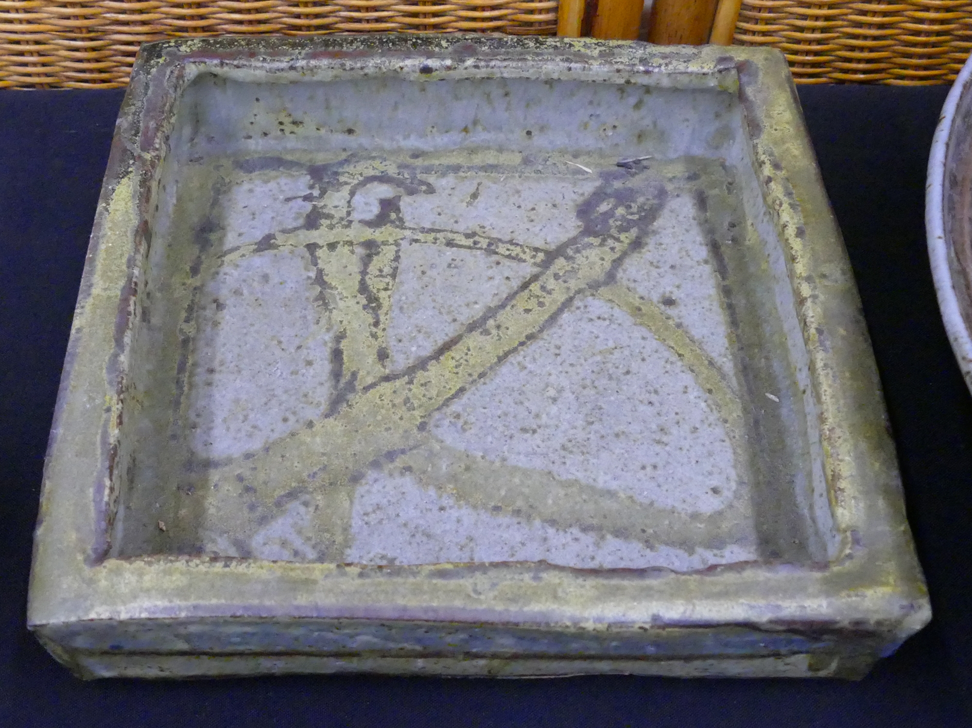 William Creitz | William Creitz Studio Pottery Slab Tray- 10'' | MutualArt