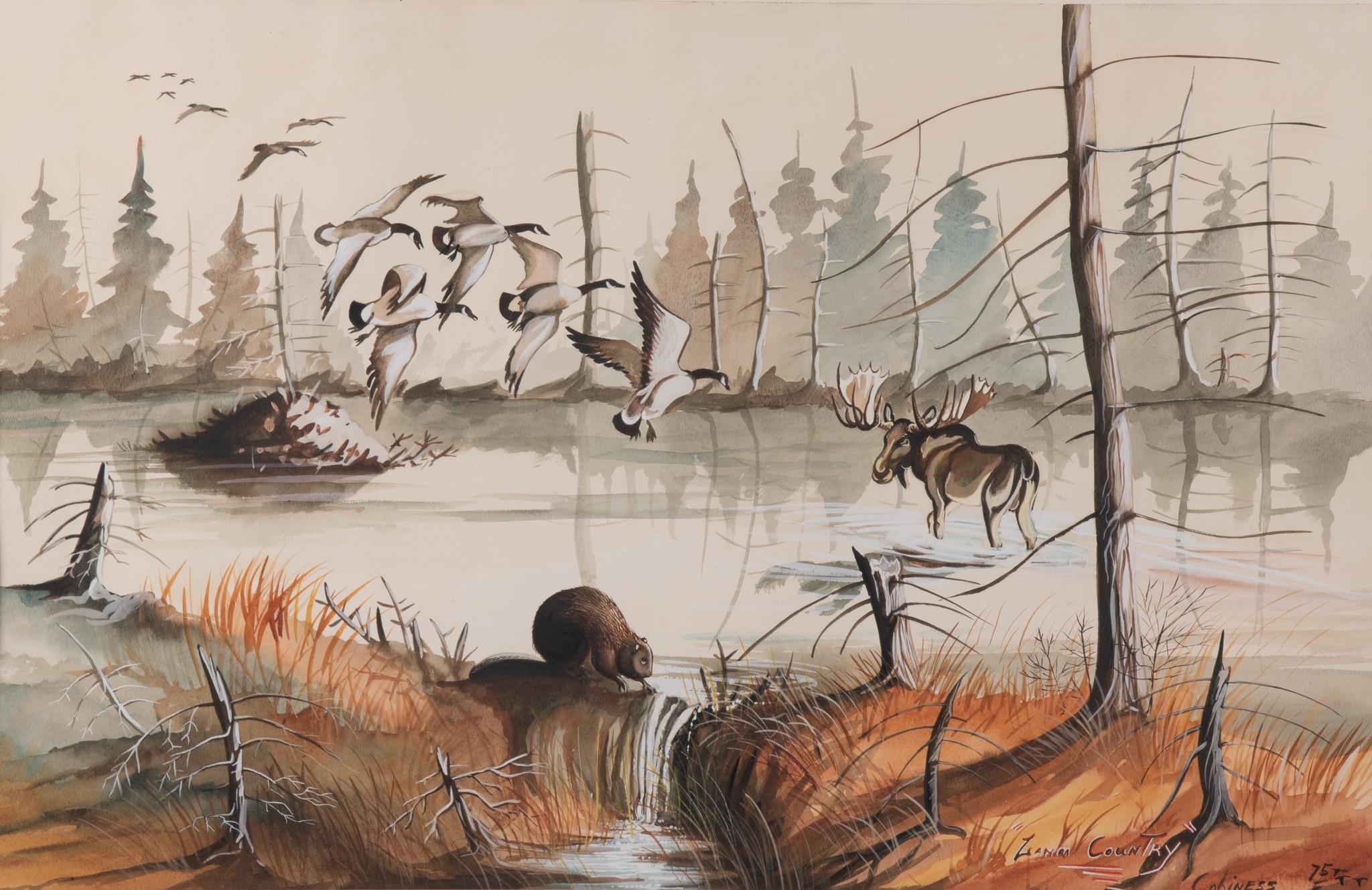 Eddy Cobiness | Nature Scene (1975) | MutualArt