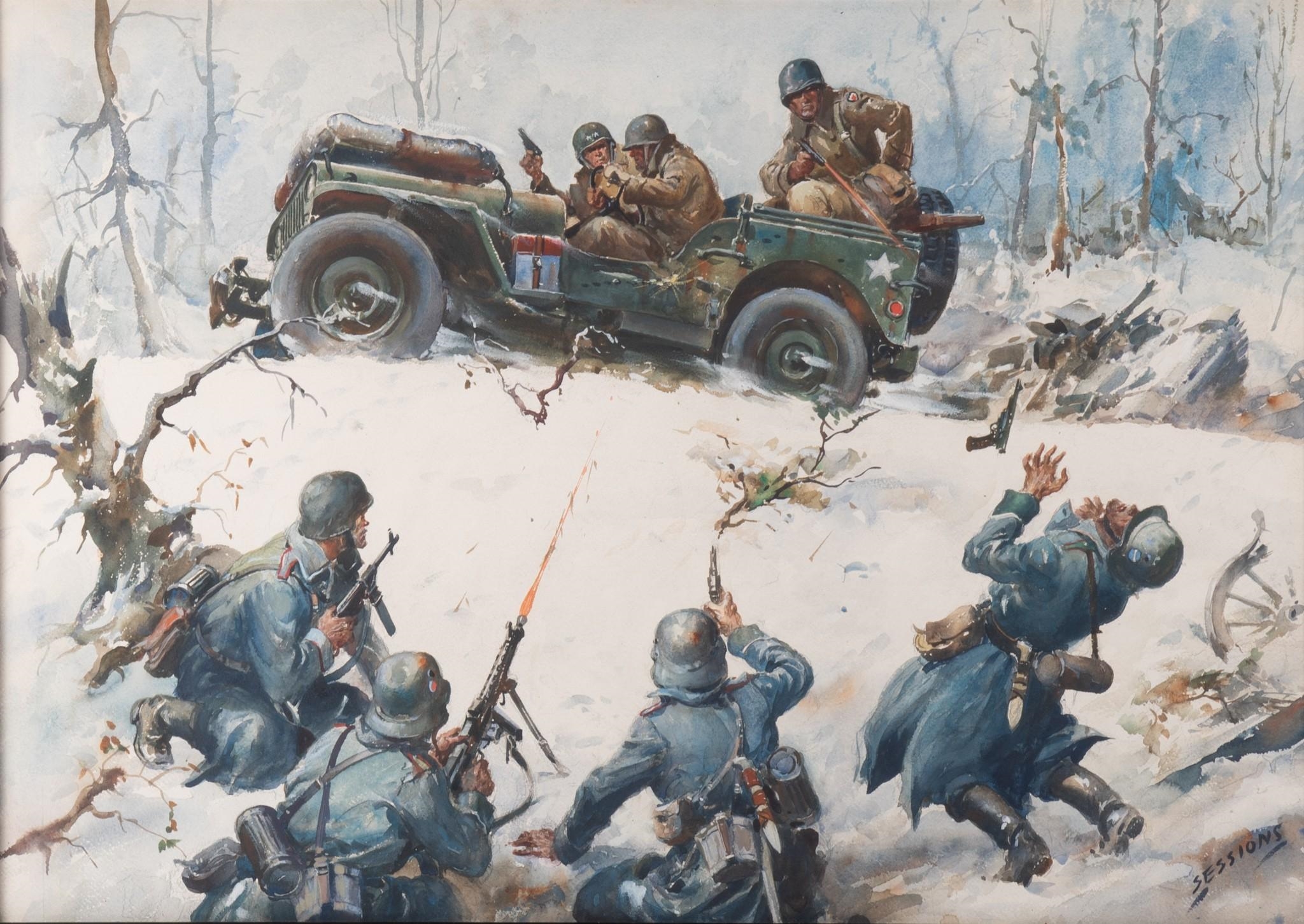 Sessions James | Battle Scene | Compare similar artworks | MutualArt