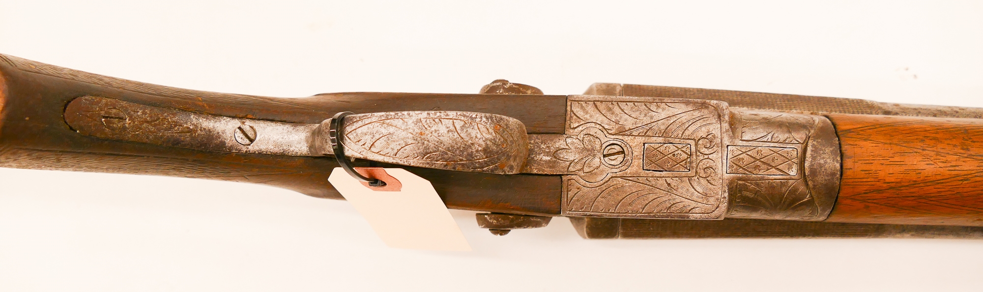T. Barker | T. Barker Double Barrel Shotgun. Barrel measures 48 ...