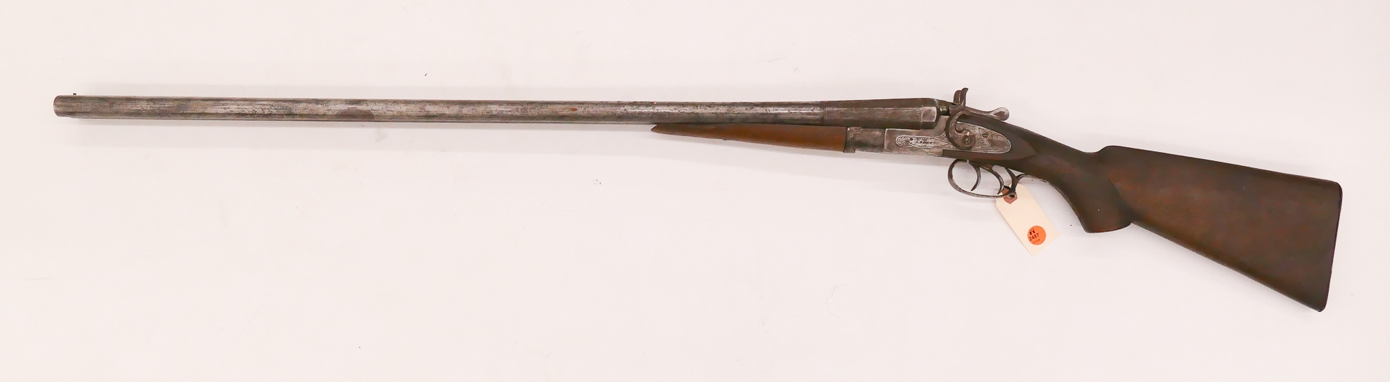 T. Barker | T. Barker Double Barrel Shotgun. Barrel measures 48 ...