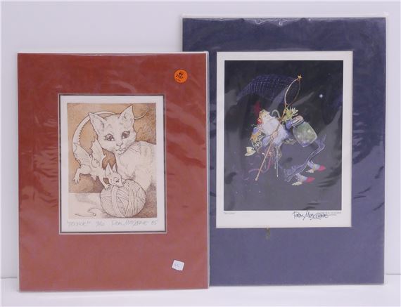 Musgrave | 2pc Real Musgrave Etching and Signed Prints- largest 12x16 ...