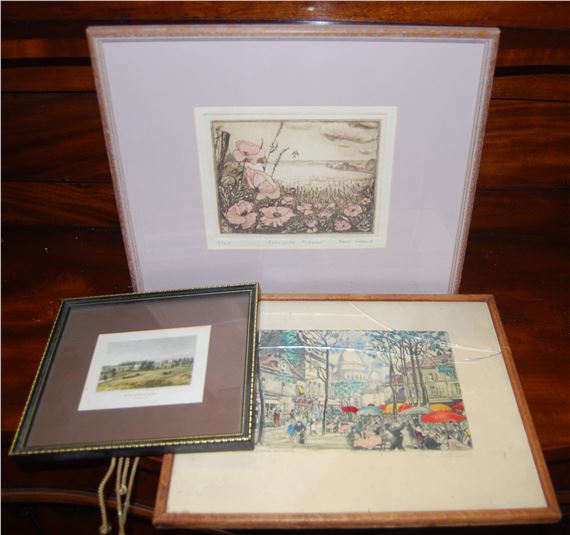 Paul Gilbert | A topographical engraving of Bury St Edmunds; together ...