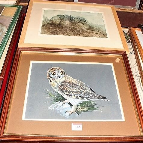 Anna Ravenscroft | Kenneth Smith - Owl study (85) | MutualArt