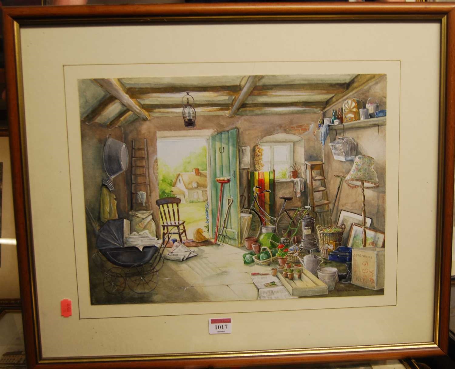 Dennis Flanders | Joyce Grimaldi - The outhouse | MutualArt