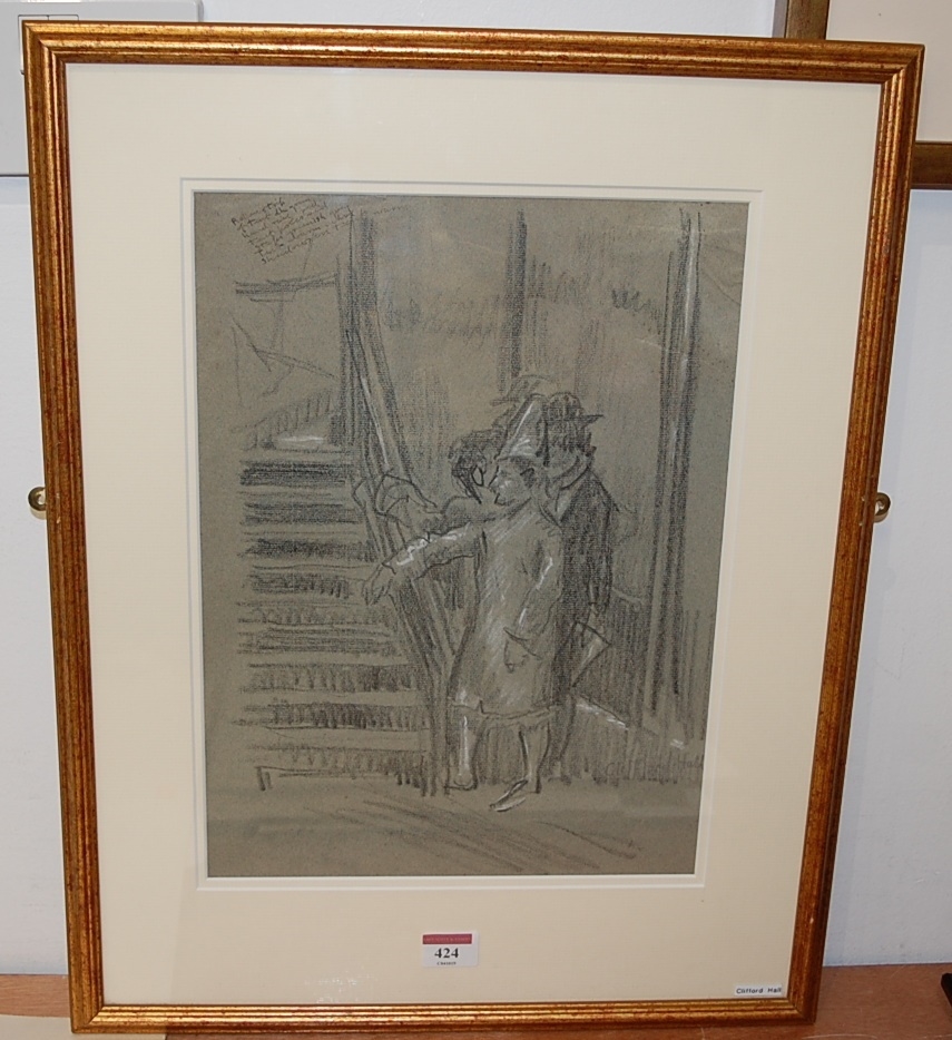 Clifford Hall | - Clowns backstage | MutualArt