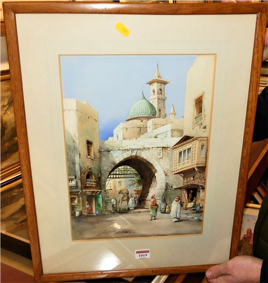 Cyril Hardy | Street in Palestine | MutualArt