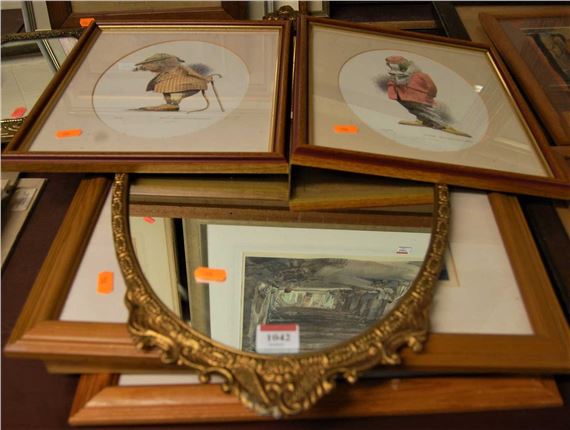 William Geldart | - a set of four limited edition prints of Wind in the ...