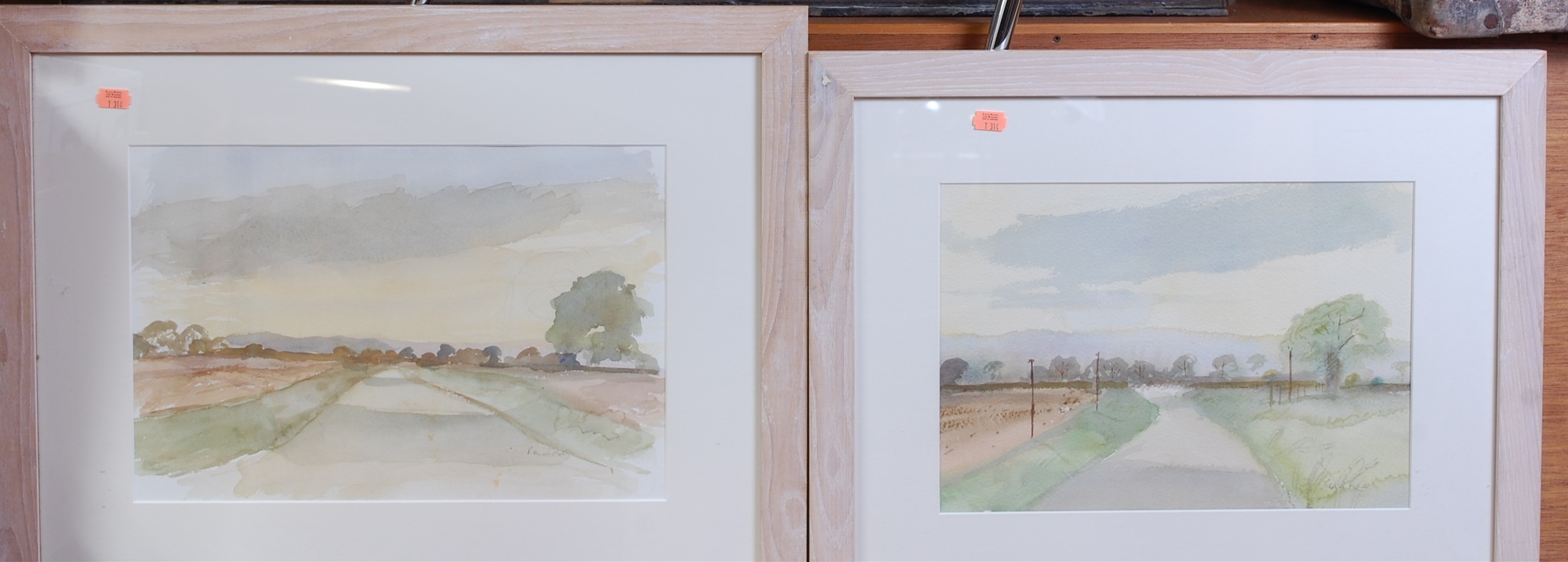 Ronald Ronaldson | - Country lane in a landscape | MutualArt