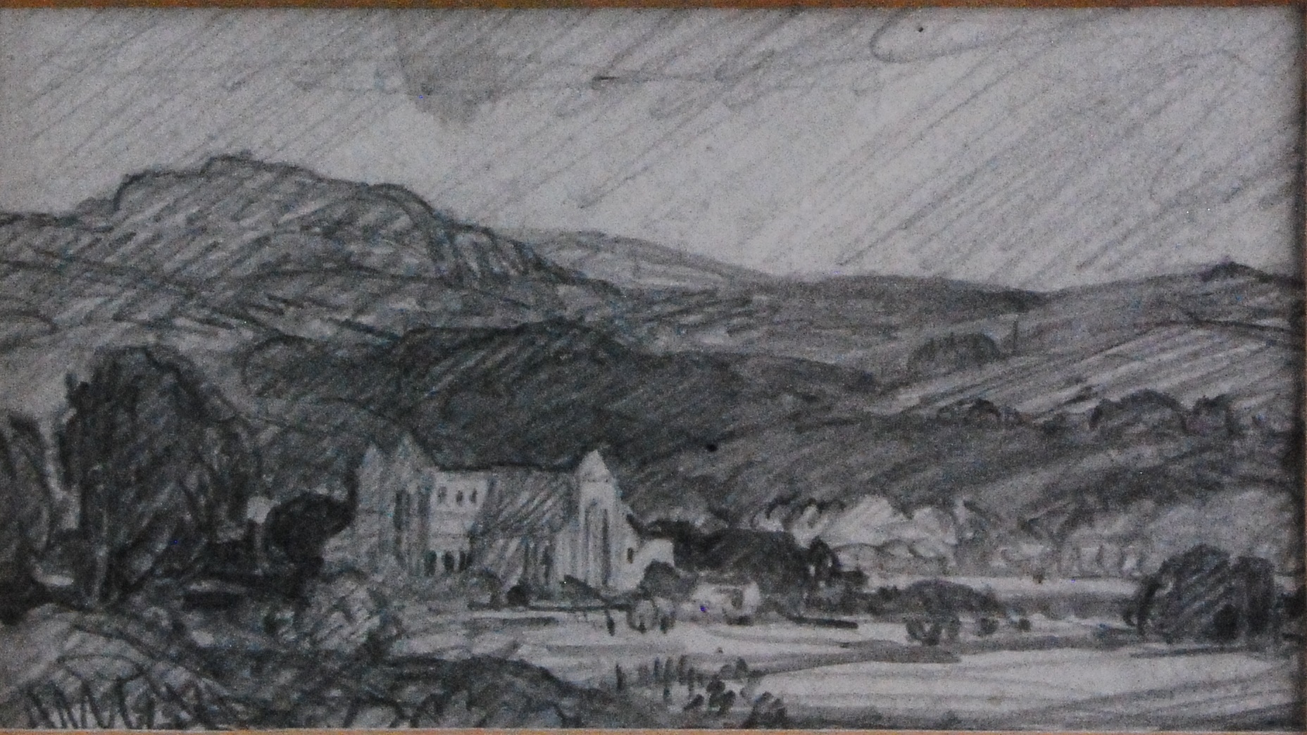 Leonard Russell Squirrell | - Abbey within a landscape | MutualArt