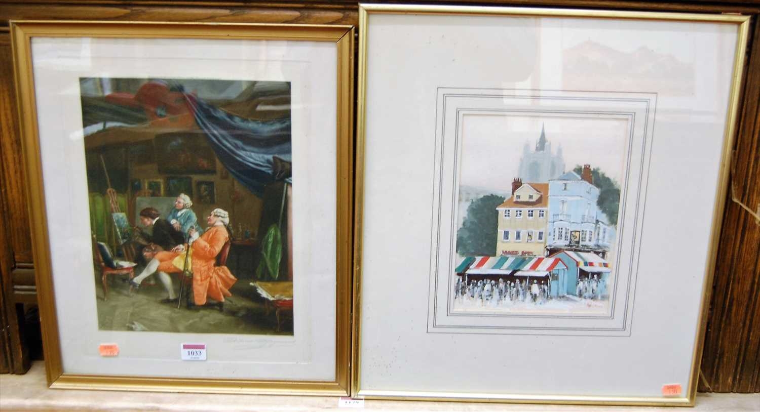 Jean-Louis-Ernest Meissonier | Assorted pictures and prints to include ...