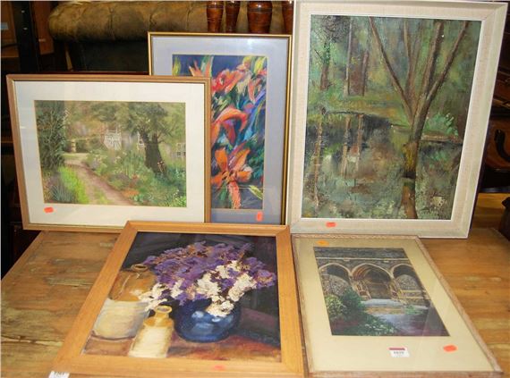 Elizabeth Drake | Elizabeth Drake - Tiger lilies | MutualArt