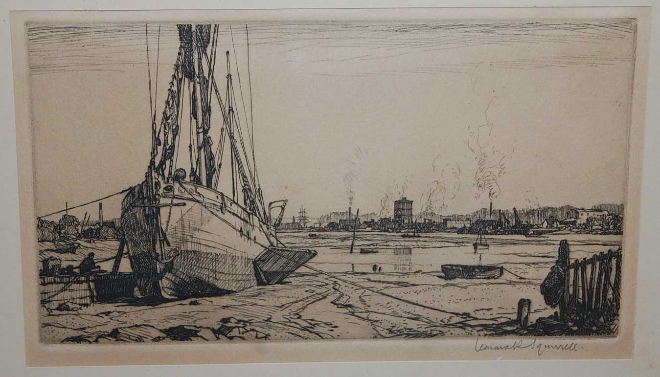 Leonard Russell Squirrell | - Ipswich Docks | MutualArt