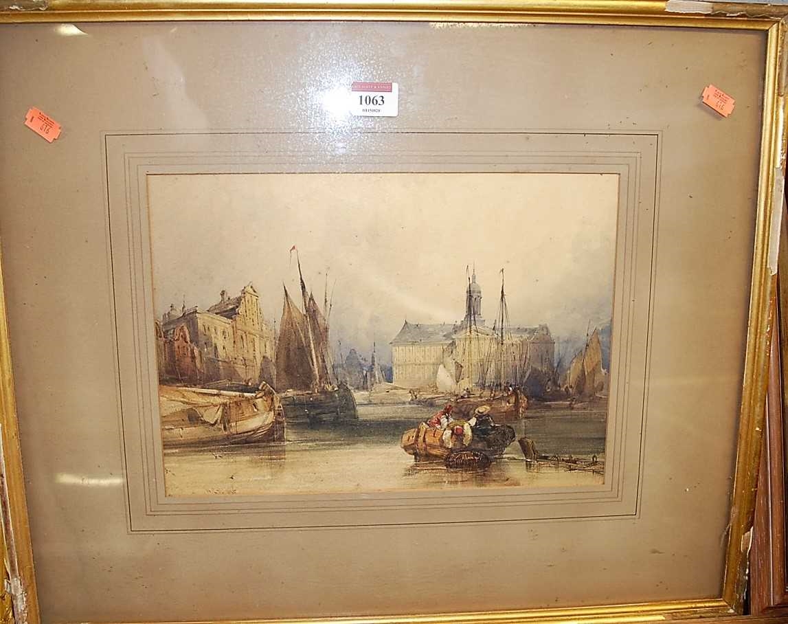 William Callow | - harbour scene | MutualArt