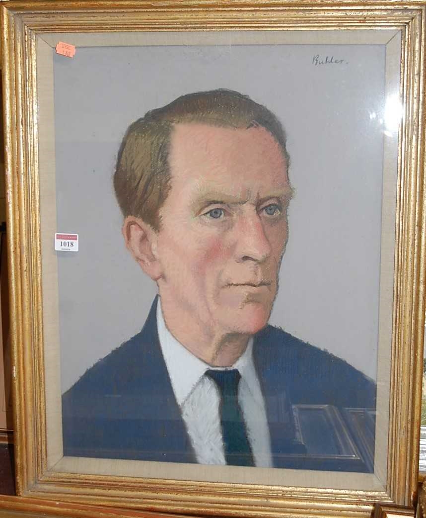 Robert Buhler | Robert Buhler - Bust portrait of Robin Fedden | MutualArt