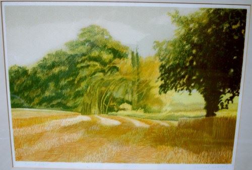 Michael Carlo | Assorted pictures and prints to include pastel portrait ...