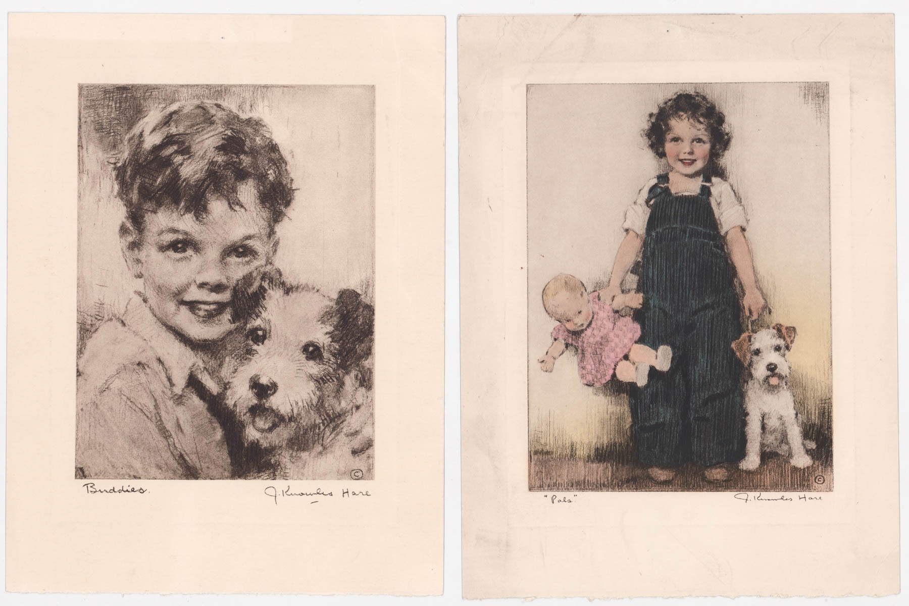 John Knowles Hare | Pals' and 'Buddies | MutualArt