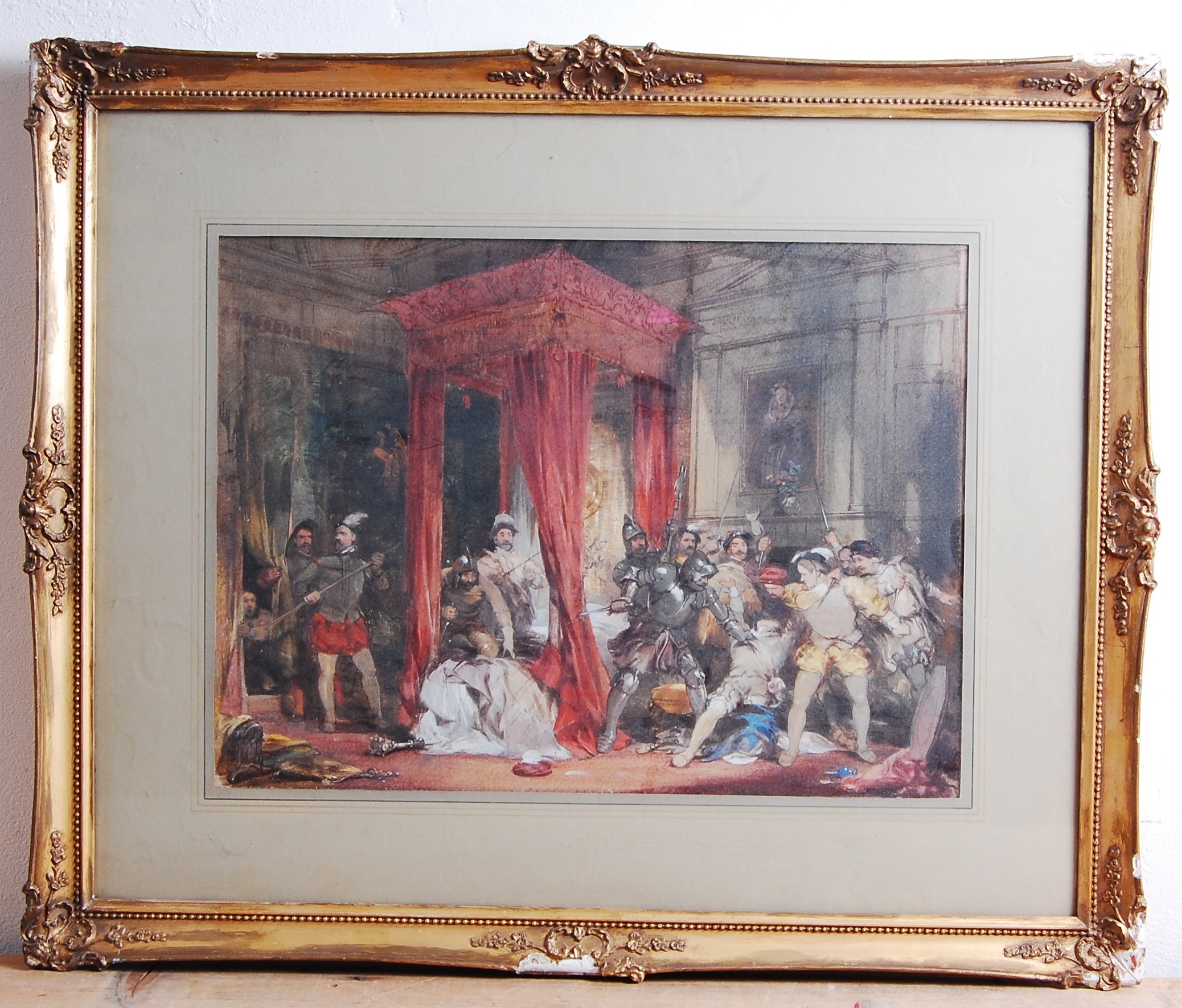 George Cattermole | - The murder of David Rizzio | MutualArt