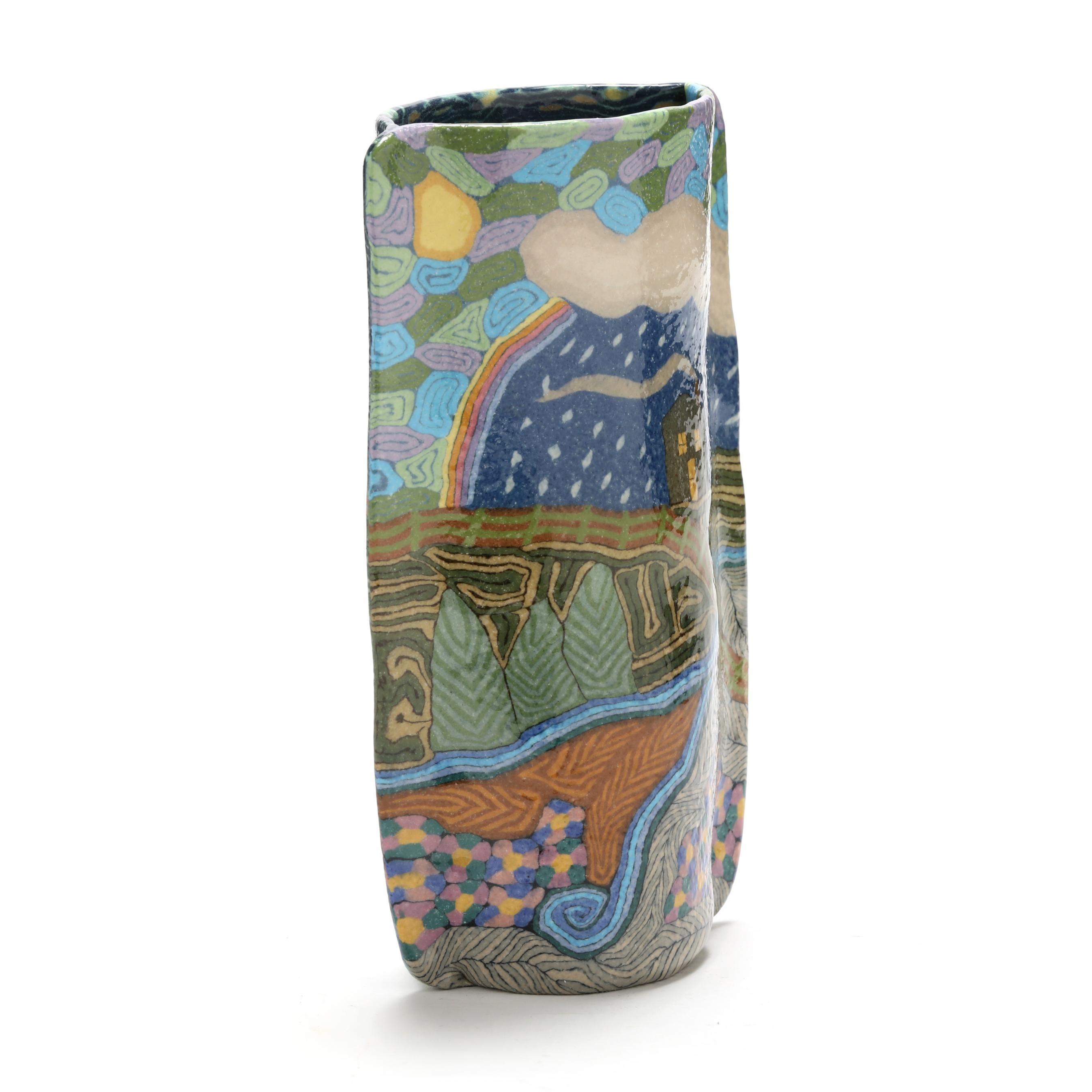 Jane Peiser | Art Pottery Vase | MutualArt