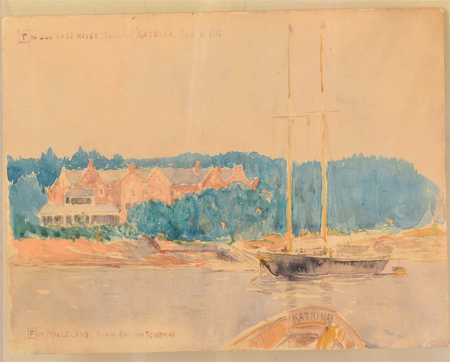 Carlton T. Chapman | Carlton Theodore Chapman. The Old Tree House From ...