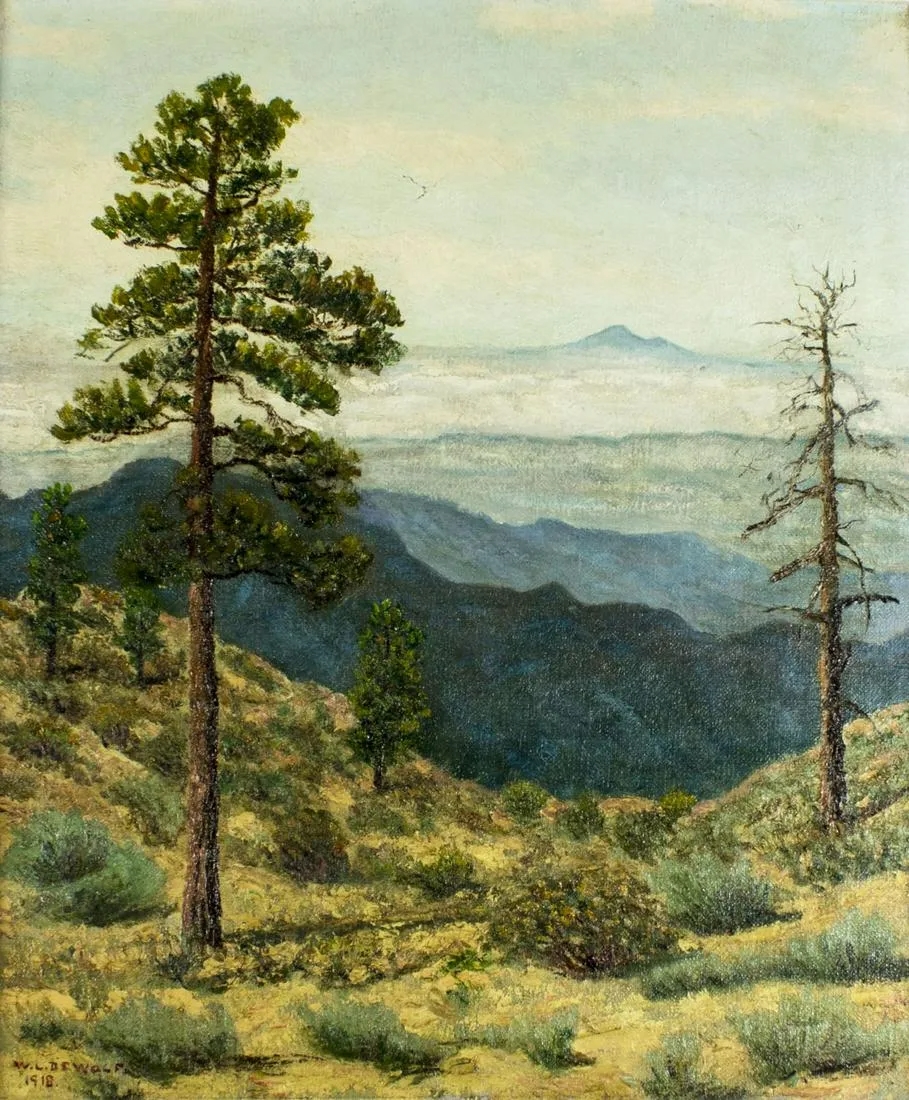 Wallace L. DeWolf | Mountainous Landscape (1918) | MutualArt