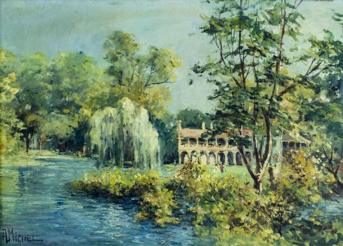 Andre Michel | French River Landscape | MutualArt