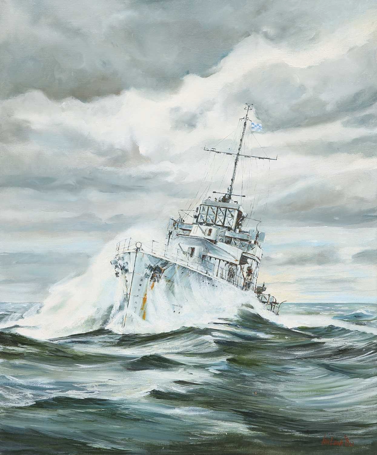 Ian Lowe | HMS WINCHESTER VW CLASS DESTROYER (1980) | MutualArt