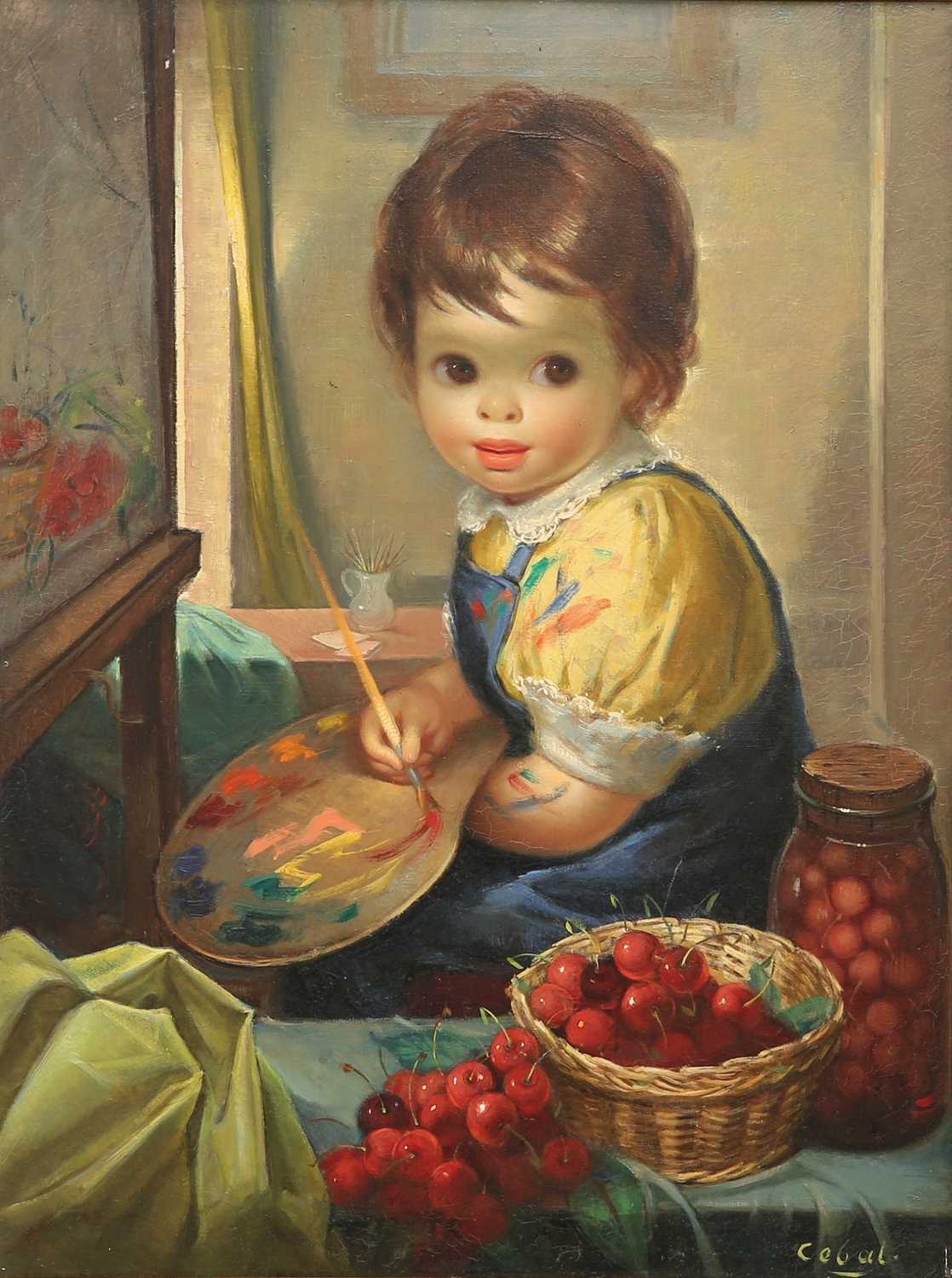 Rufino Ceballos | PORTRAIT OF ANDRE THE LITTLE PAINTER | MutualArt