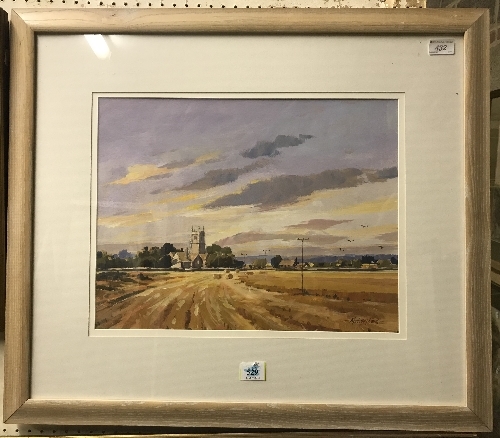 Michael Long | Cornfield and Crows | MutualArt