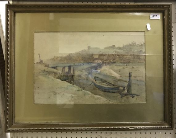 Frank Rousse | Whitby Harbour | MutualArt