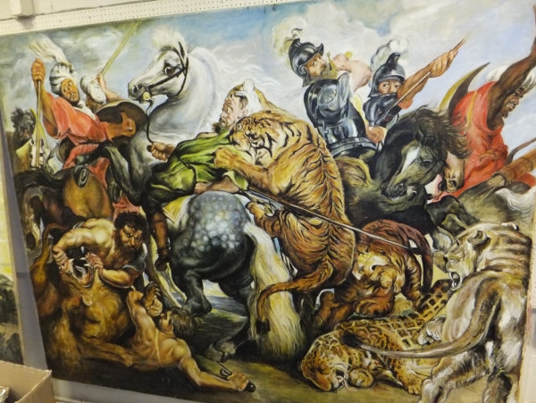 Peter Paul Rubens | A Tiger Hunt | MutualArt