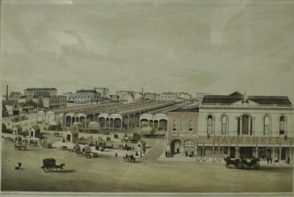 Henry Gritten | The Eastern Market from the top of Whittington Tavern ...