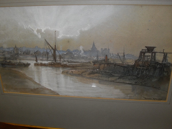 Donald Maxwell | Dockyard Scene | MutualArt