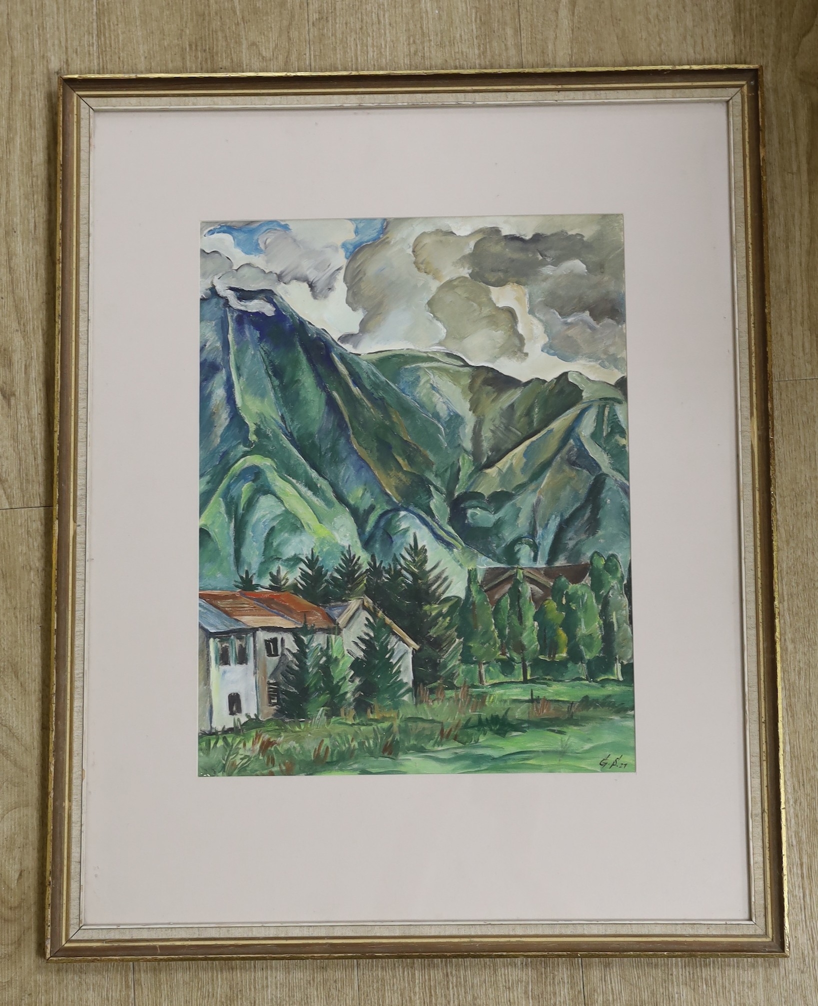 Gustav Adolf Schaffer | Mountain landscape (27) | MutualArt