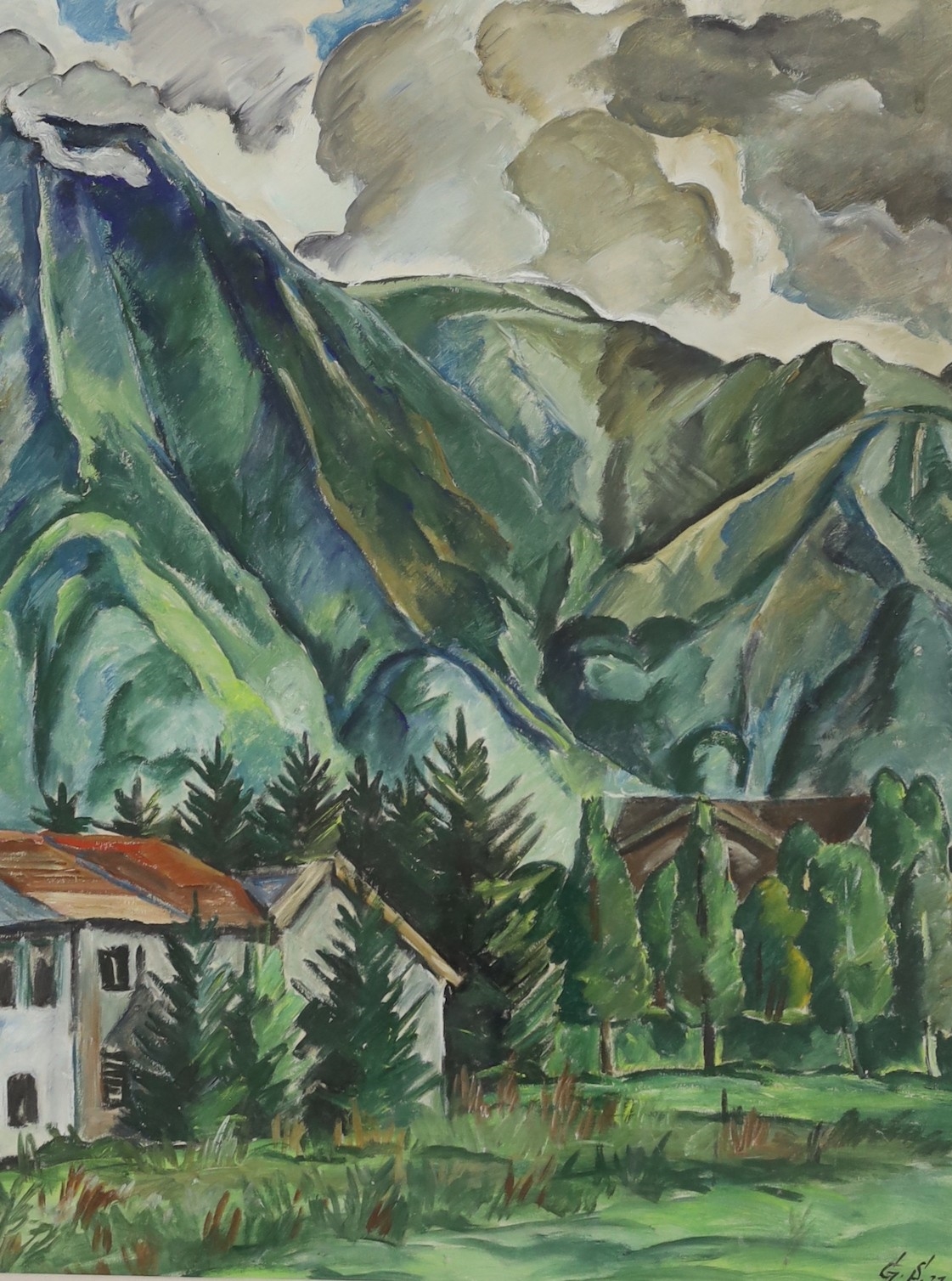 Gustav Adolf Schaffer | Mountain landscape (27) | MutualArt