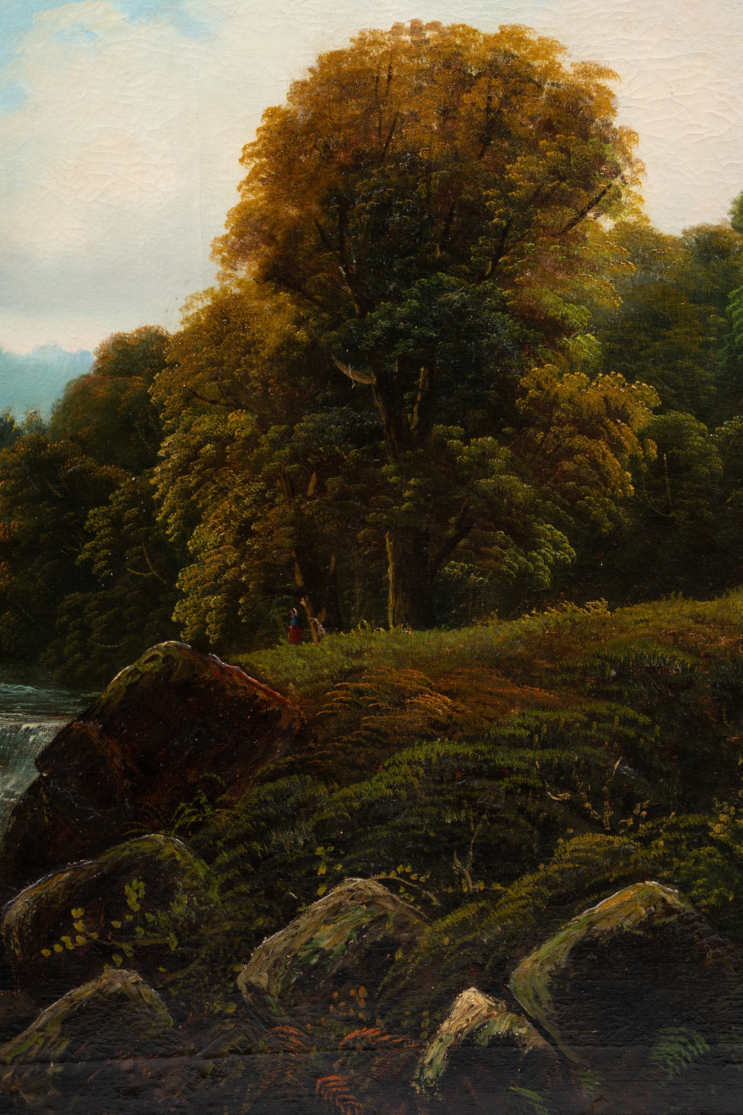 C. Reilly | Forest Landscape with Waterfall (20th Century) | MutualArt