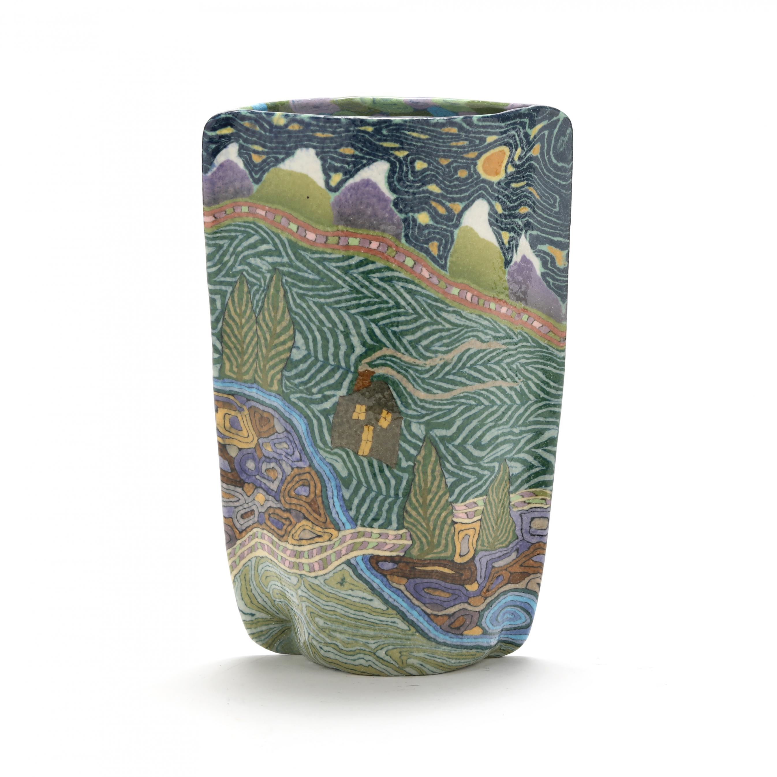 Jane Peiser | Art Pottery Vase | MutualArt