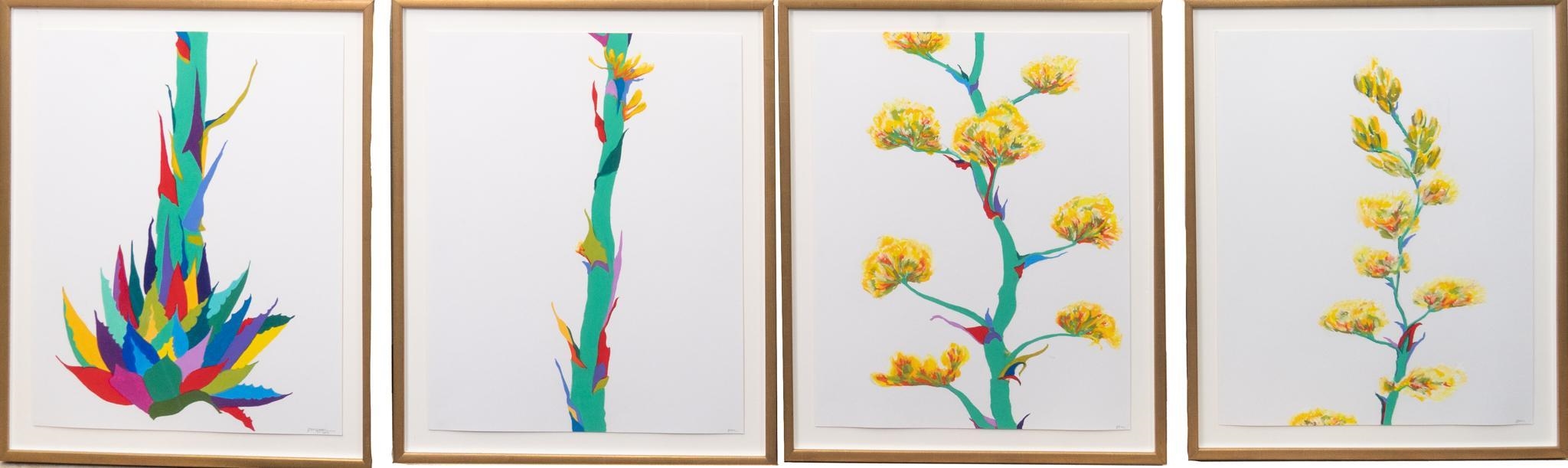 Zelime Matthews | Yucca Quadtych | MutualArt