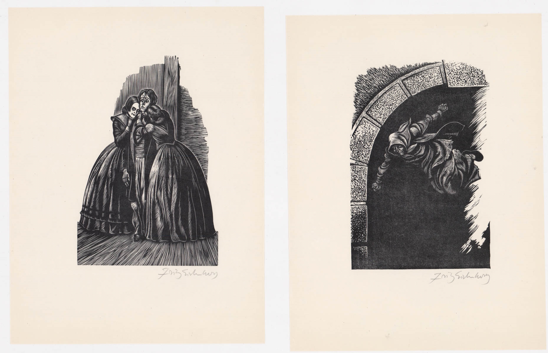 Fritz Eichenberg | From Crime and Punishment | MutualArt