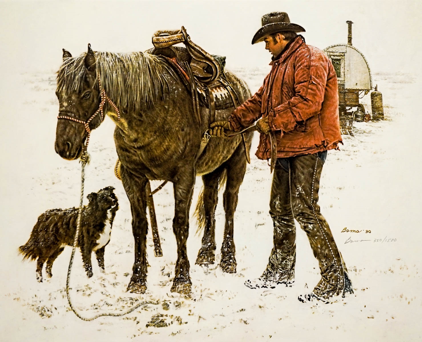 James Bama | Young Sheepherder | MutualArt