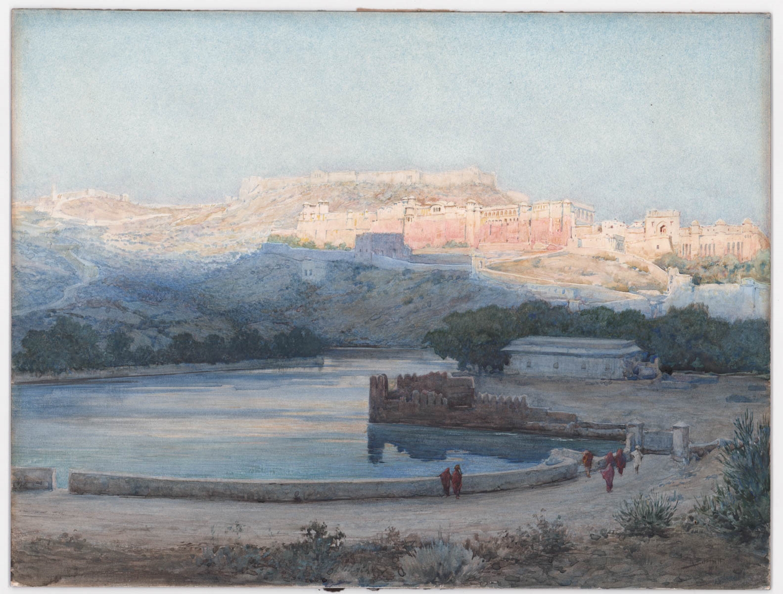 Reginald Barratt | The Red Fort at Agra | MutualArt