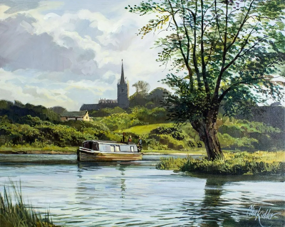 Clive Kidder | Riverboat reflections | MutualArt