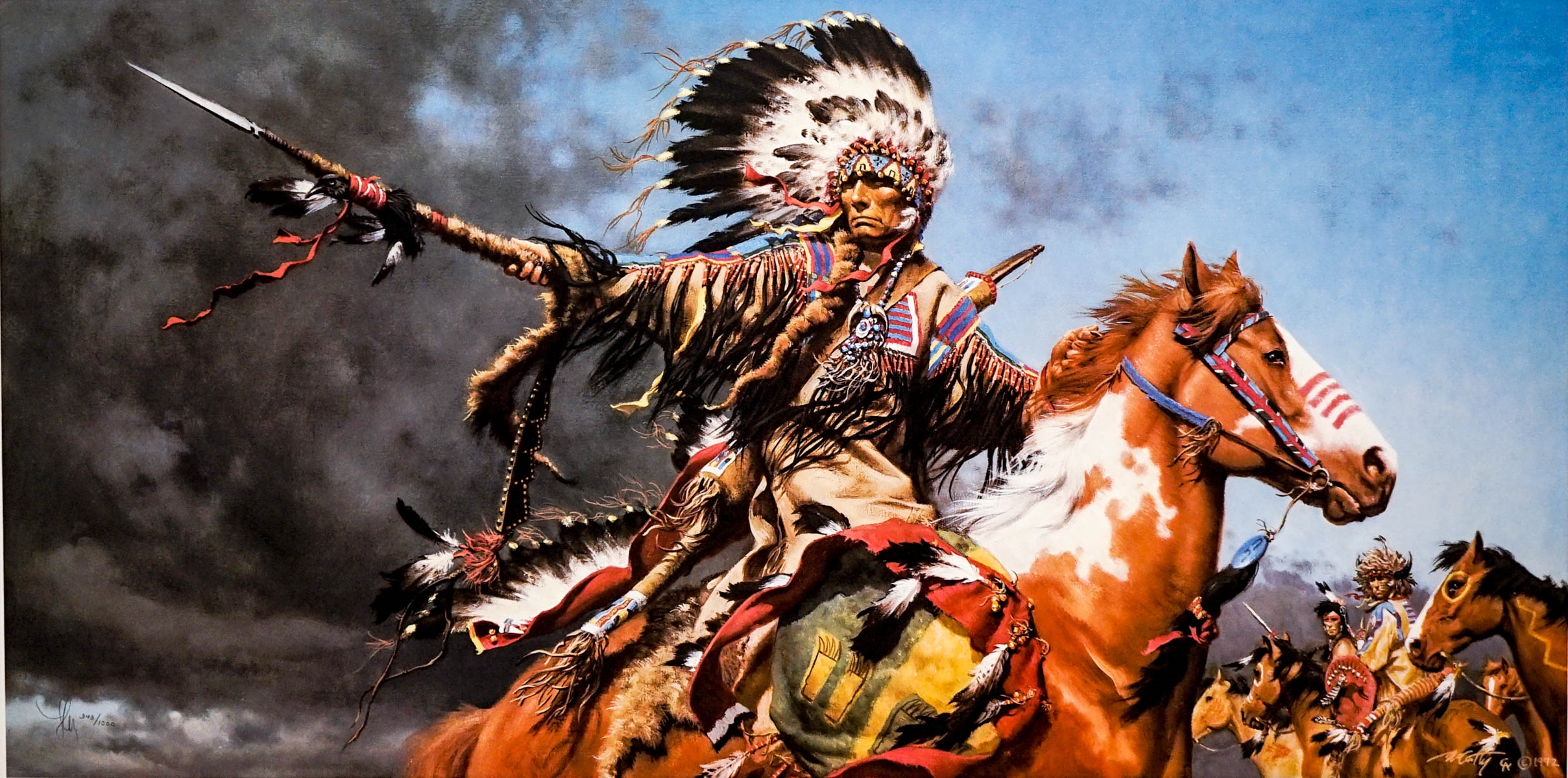 Frank McCarthy | Comanche War Trail (1985) | MutualArt